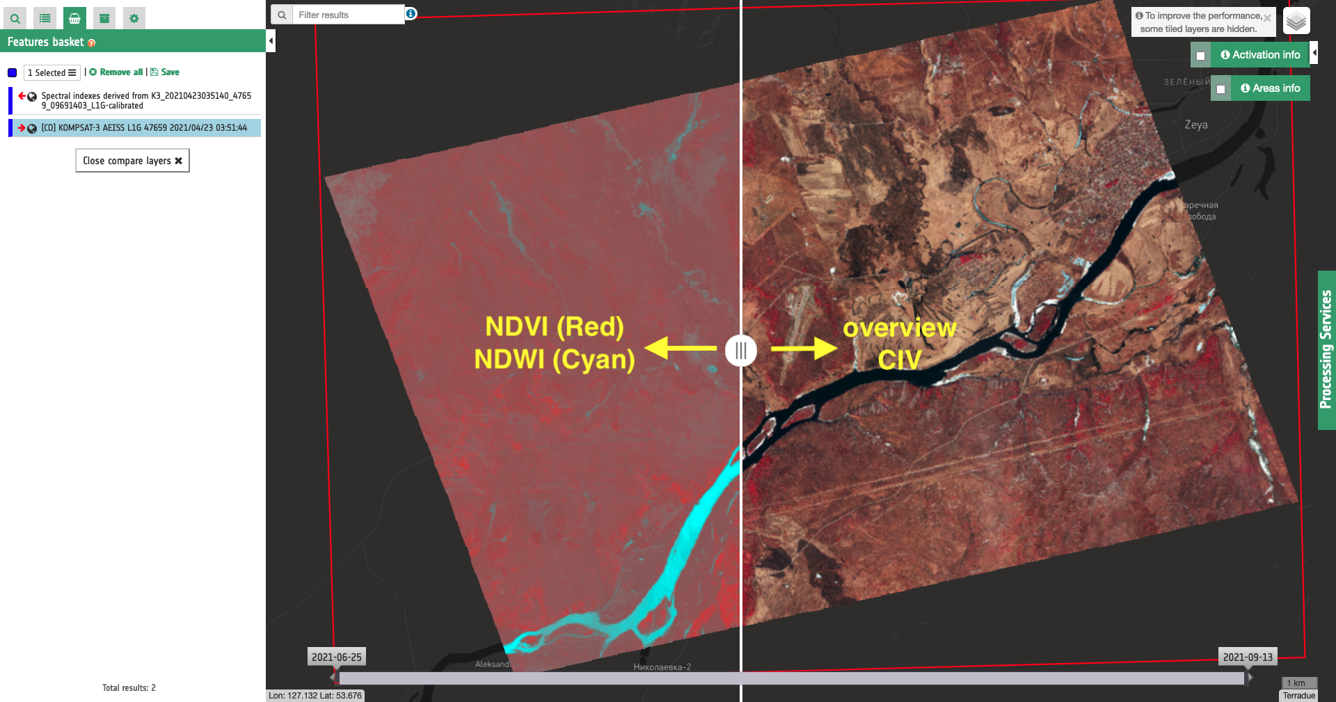 Compare Assets - Multi Mission Mapper - mCube