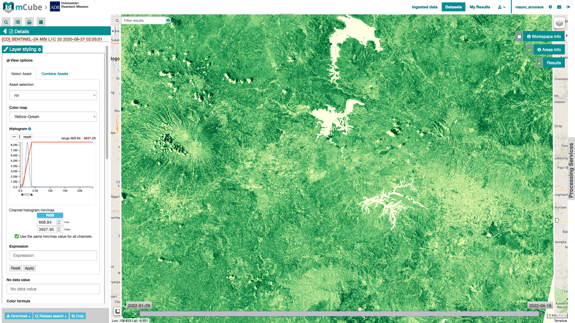 Visualize Assets - Multi Mission Mapper - mCube