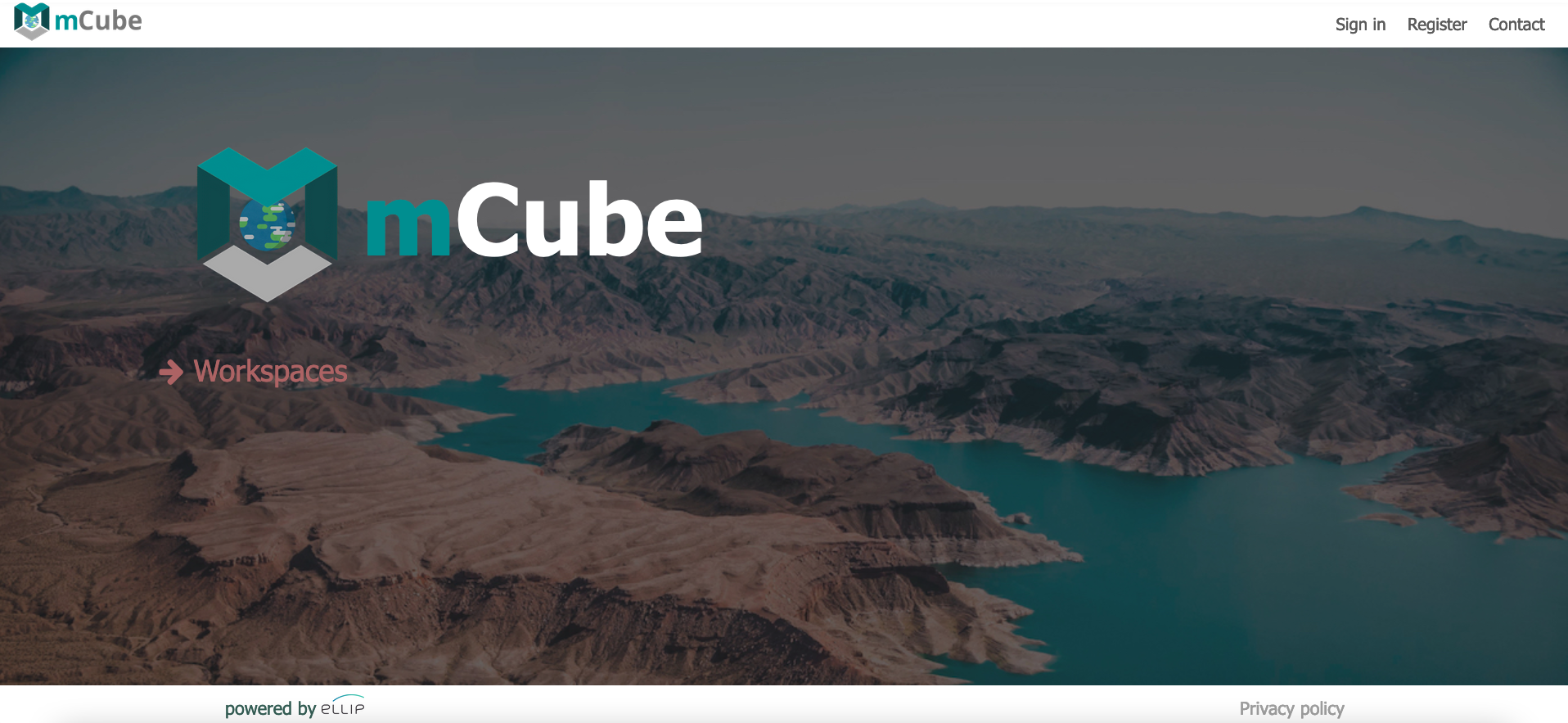 Portal landing page - Multi Mission Mapper - mCube