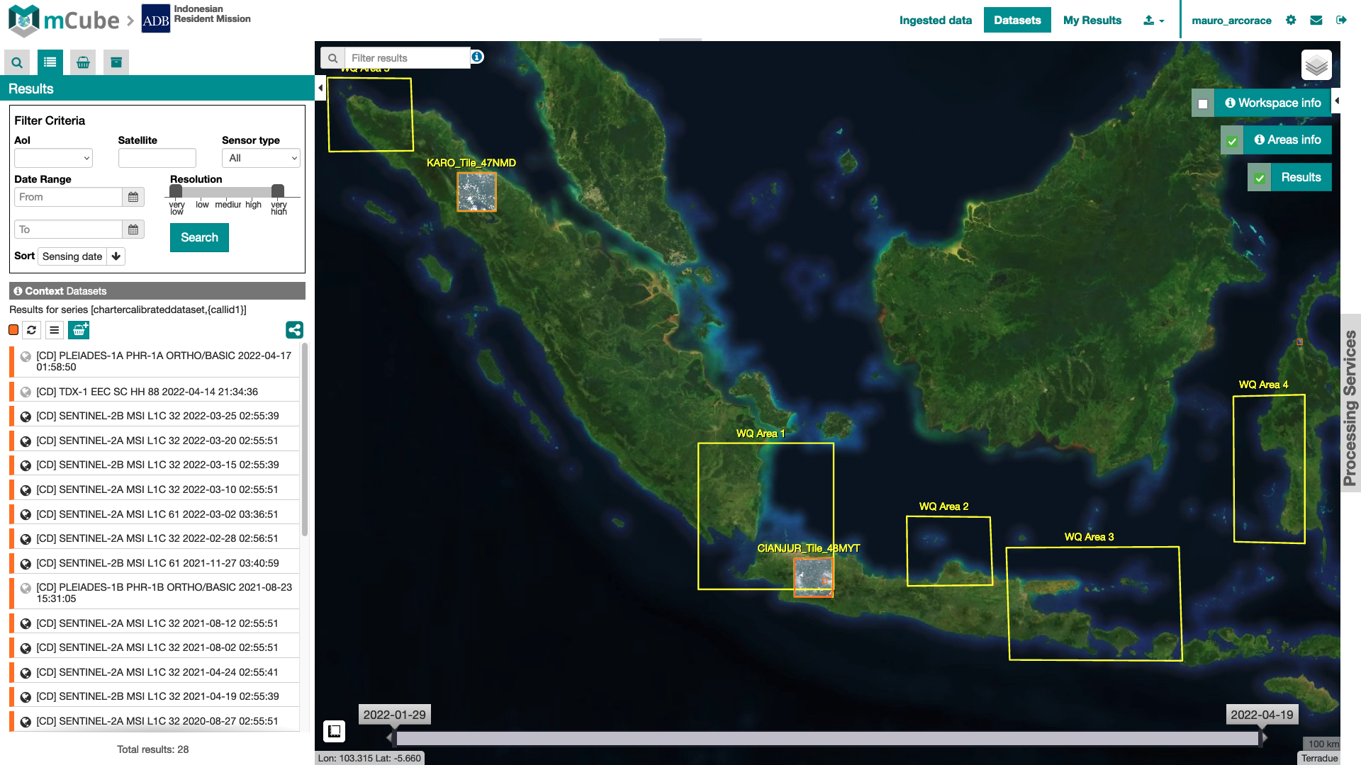 Workspace - Multi Mission Mapper - mCube